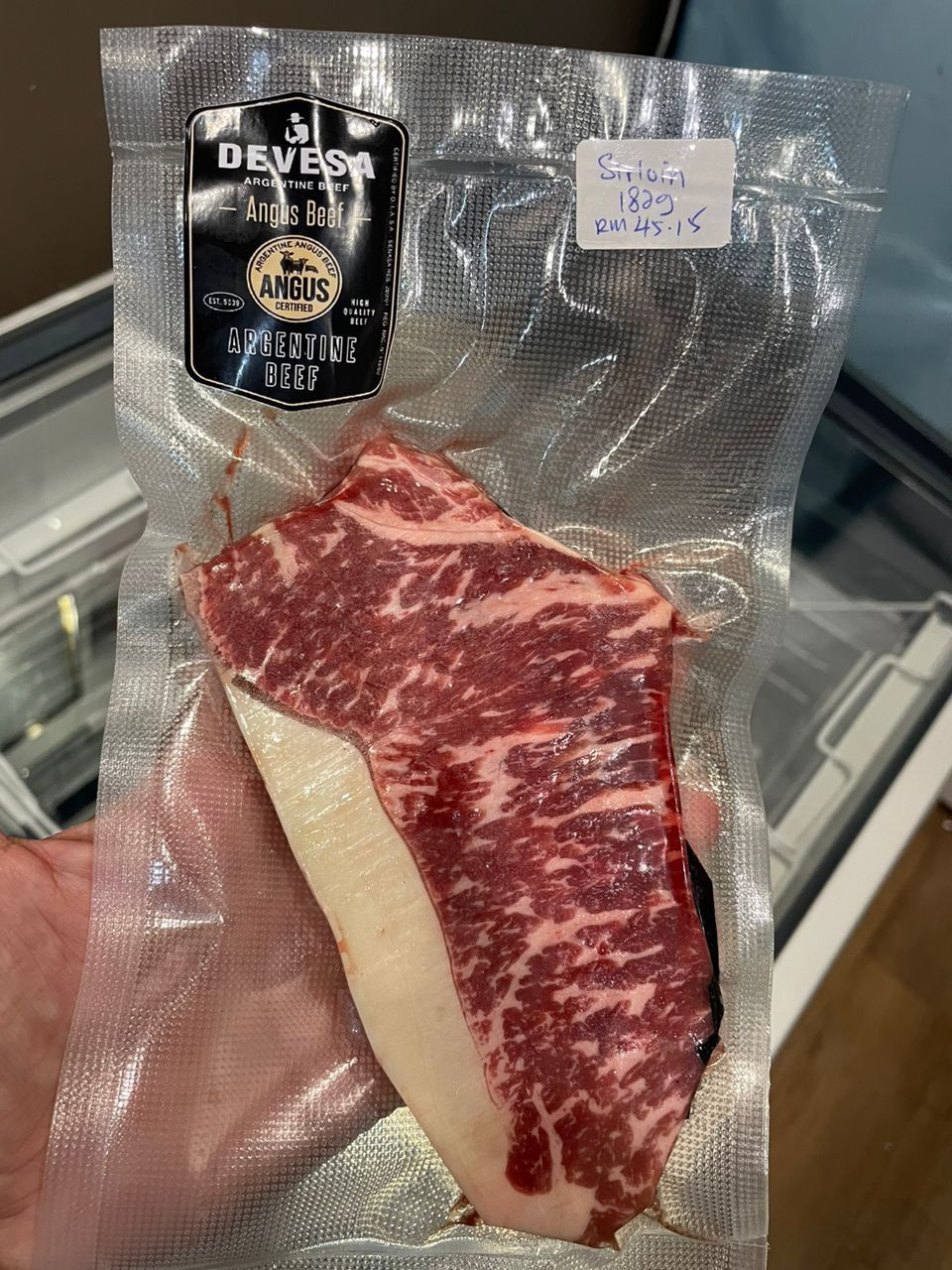 HALAL ARGENTINE DEVESA ANGUS SIRLOIN STEAKS 182G Ipoh, Perak, Malaysia ...