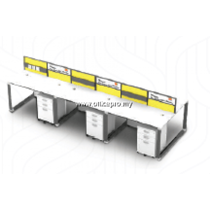 IP30-OR-6 Office Workstation Cluster Of 6 Seater | Best Office ...