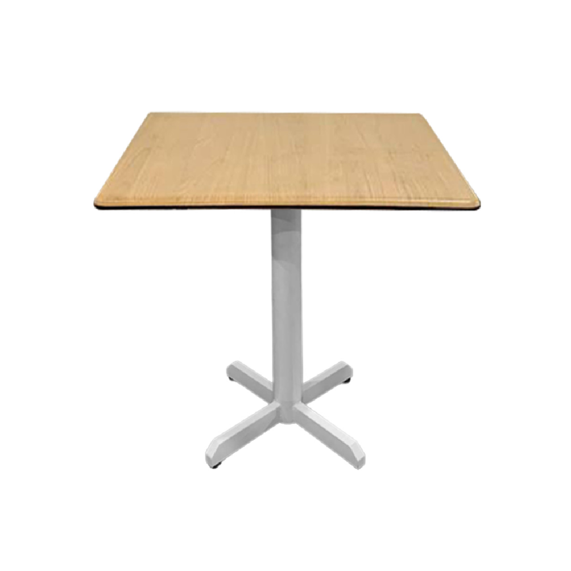Moira Square Table (White Cross Leg) 80cm X 80cm Living Room Rack ...