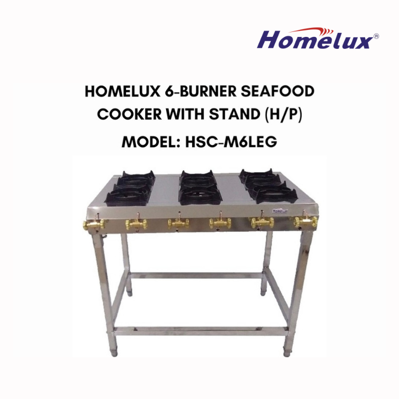 HOMELUX High Pressure Seafood Cooker With Stand 6 Burner HSC-M6LEG ...