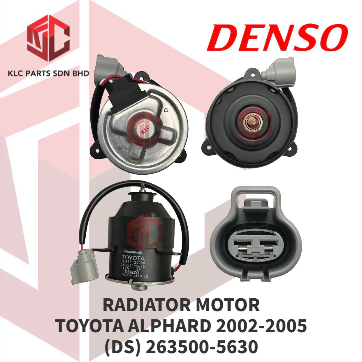 RADIATOR MOTOR TOYOTA ALPHARD 2002-2005 (DS) 263500-5630 MOTOR Malaysia ...
