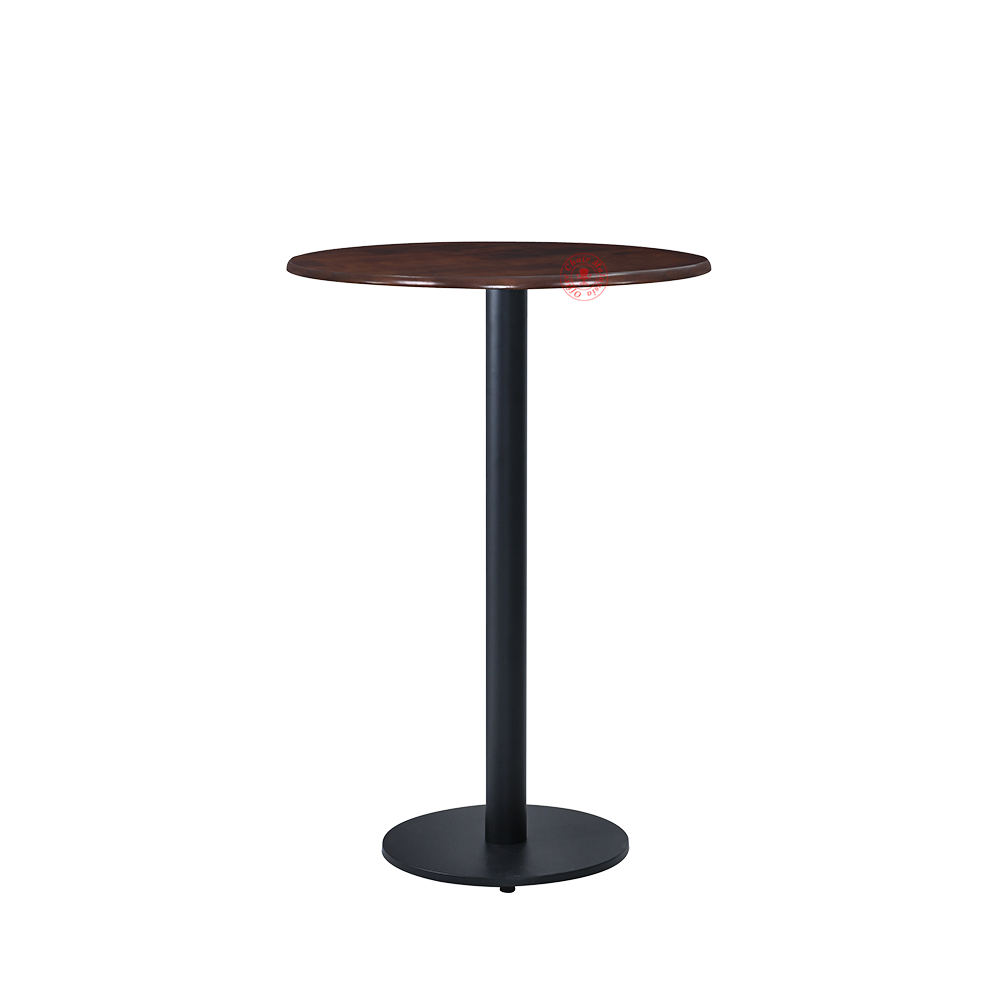 Rubber Wood Round Bar Table | Cafe Table | High Table | Cocktail Table ...