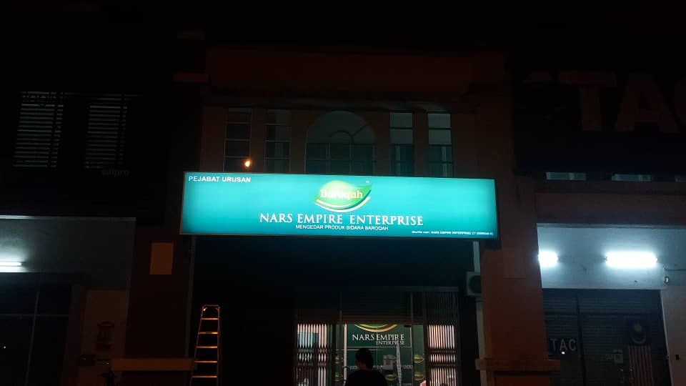 NARS OUTDOOR NORMAL LIGHTBOX SIGNAGE SIGNBOARD AT KEMAMAN TERENGGANU ...