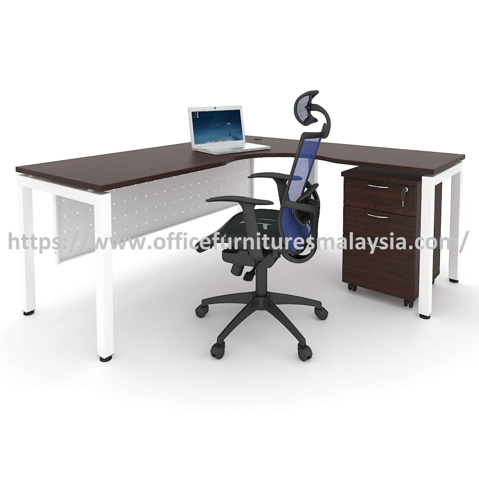 6 Ft Stylish L Shape Executive Office Table Design Set OFNMSET1815-5 ...