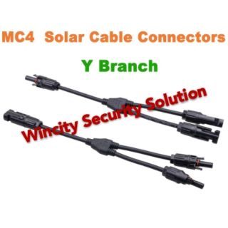 WSS (1pair) MC4 Solar Connector Y Branch Connector Solar Panel Cable ...