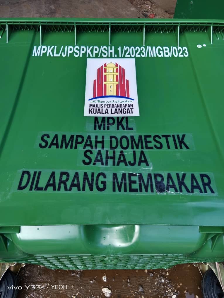 Cetakan Pelekat Tong Sampah | Pelekat Tong Sampah Malaysia Sign & Decor ...