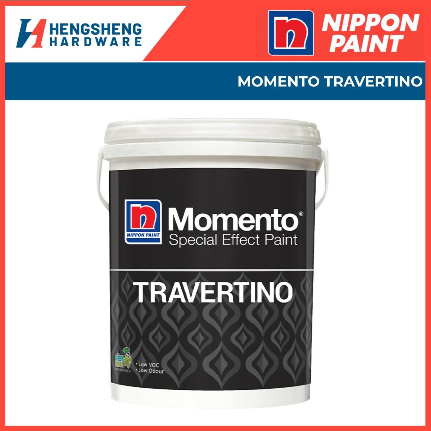 Nippon Paint Travertino - Momento Special Effect Paint Dengkil ...