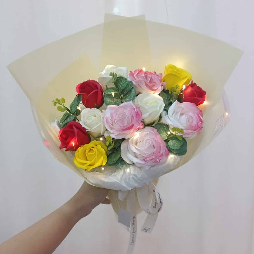12 Stalk Mix Soap Flower Bouquet Blue Color Flower Cheras, Selangor, KL ...