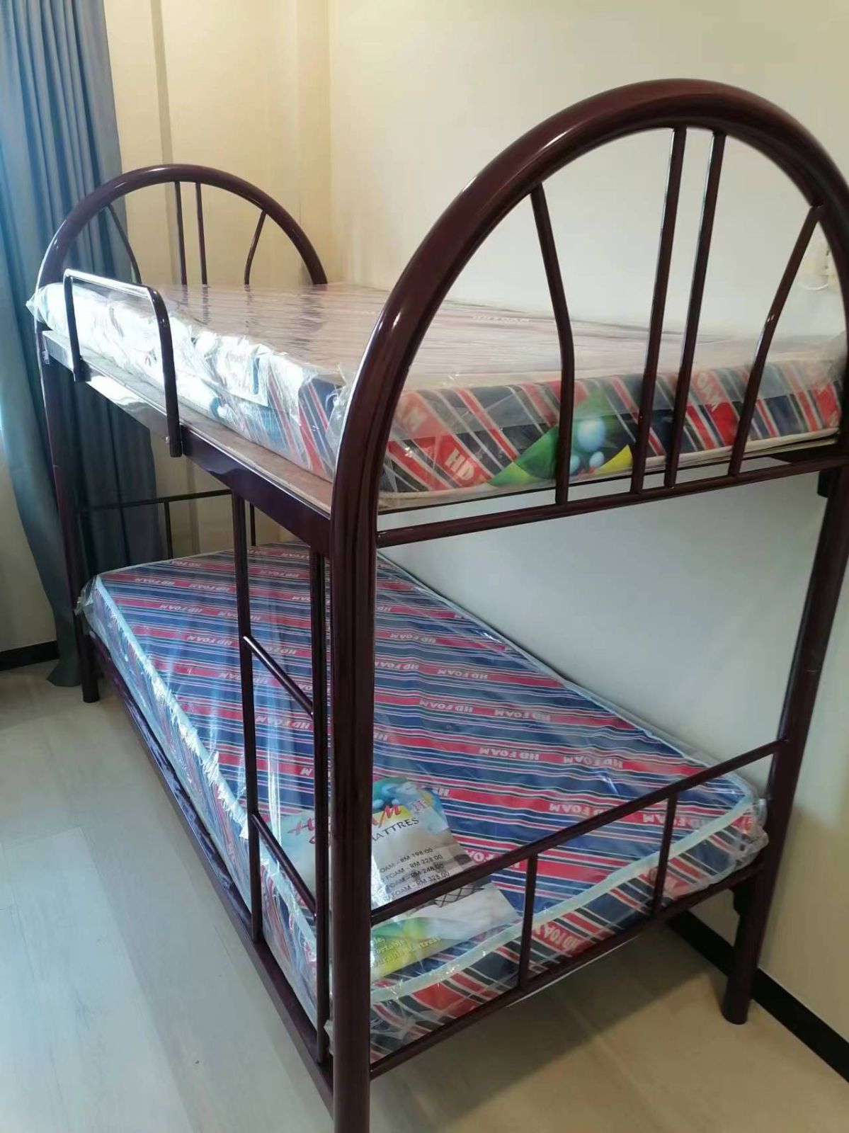 Katil Double Decker Besi Asrama Dorm Hostel | Katil Single Besi Asrama ...