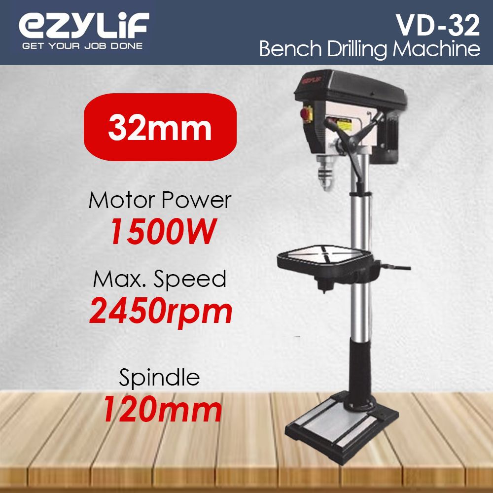 Ezylif VD32 Bench Drilling Machine 32mm 1500W [Code: 10194] Selangor ...