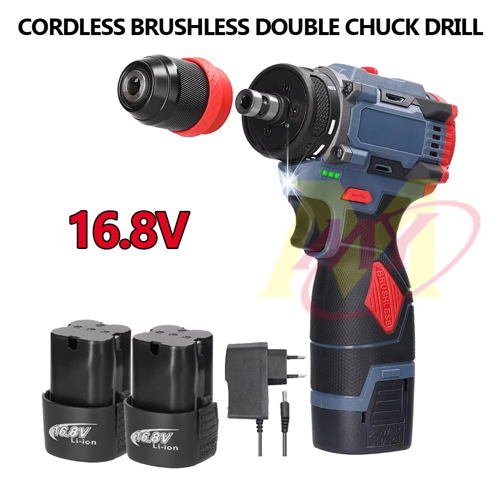 SPEED SPD-PWT-S6606 Brushless Cordless Drill - Double Chuck 16.8V [Code ...