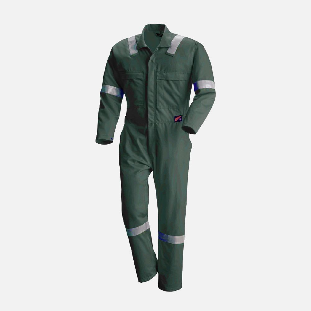RED WING 61615 DESERT TROPICAL FR DARK GREEN COVERALL Welding Robotic ...