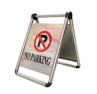 HERCULES STAINLESS STEEL FOLDABLE SIGN BOARD – NO PARKING Selangor ...