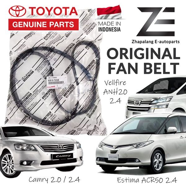 Original Toyota Fan Belt Camry ACV40 2.0 / 2.4 Estima ACR50 2.4 ...