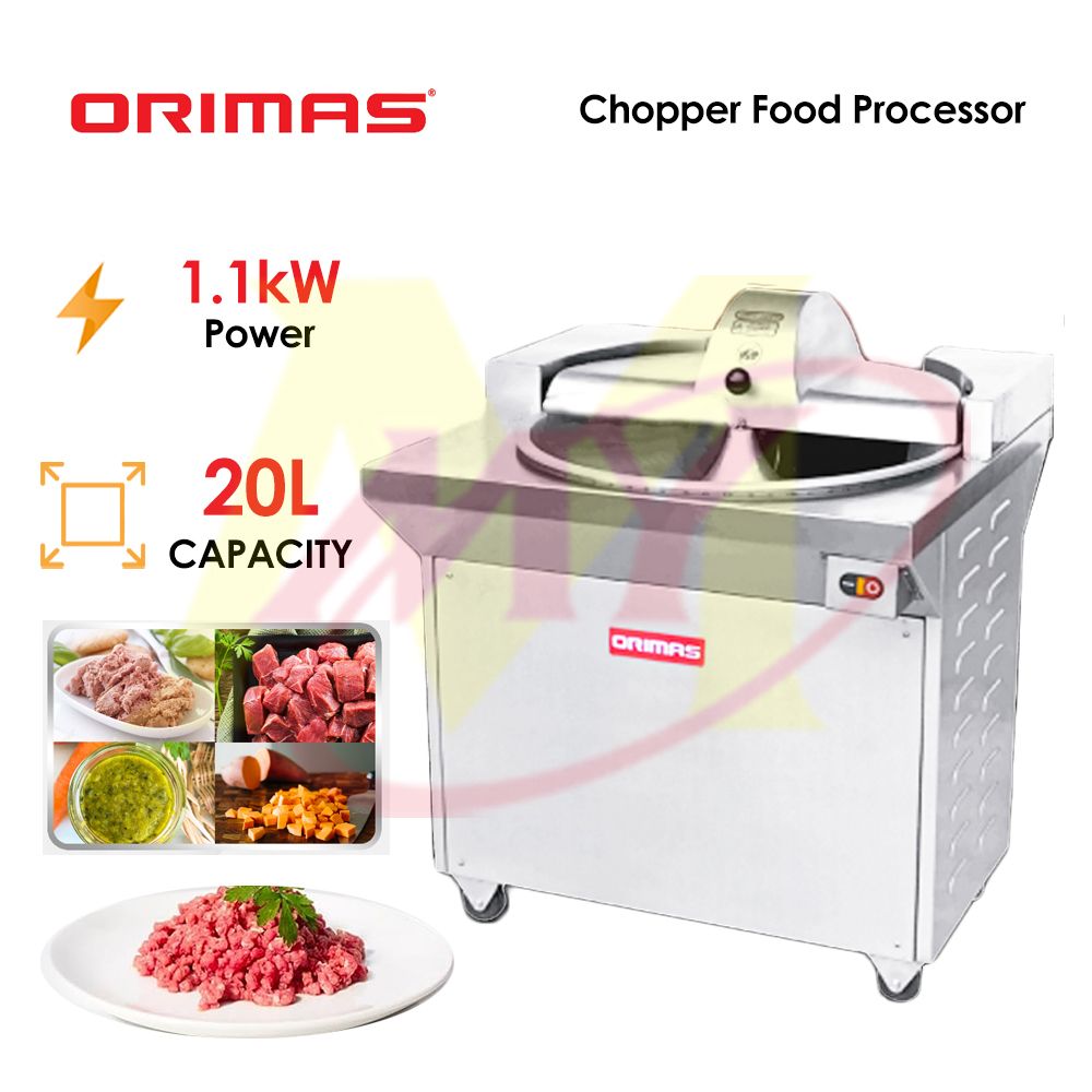 Orimas QS620BS Chopper Food Processor Chopping Machine 1.1kW 20L ...