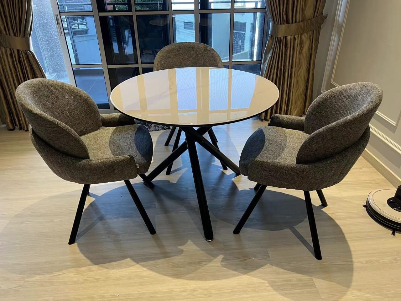 Home Mini Lounge Set Furniture | Lounge Chair | Round Dining Lounge ...
