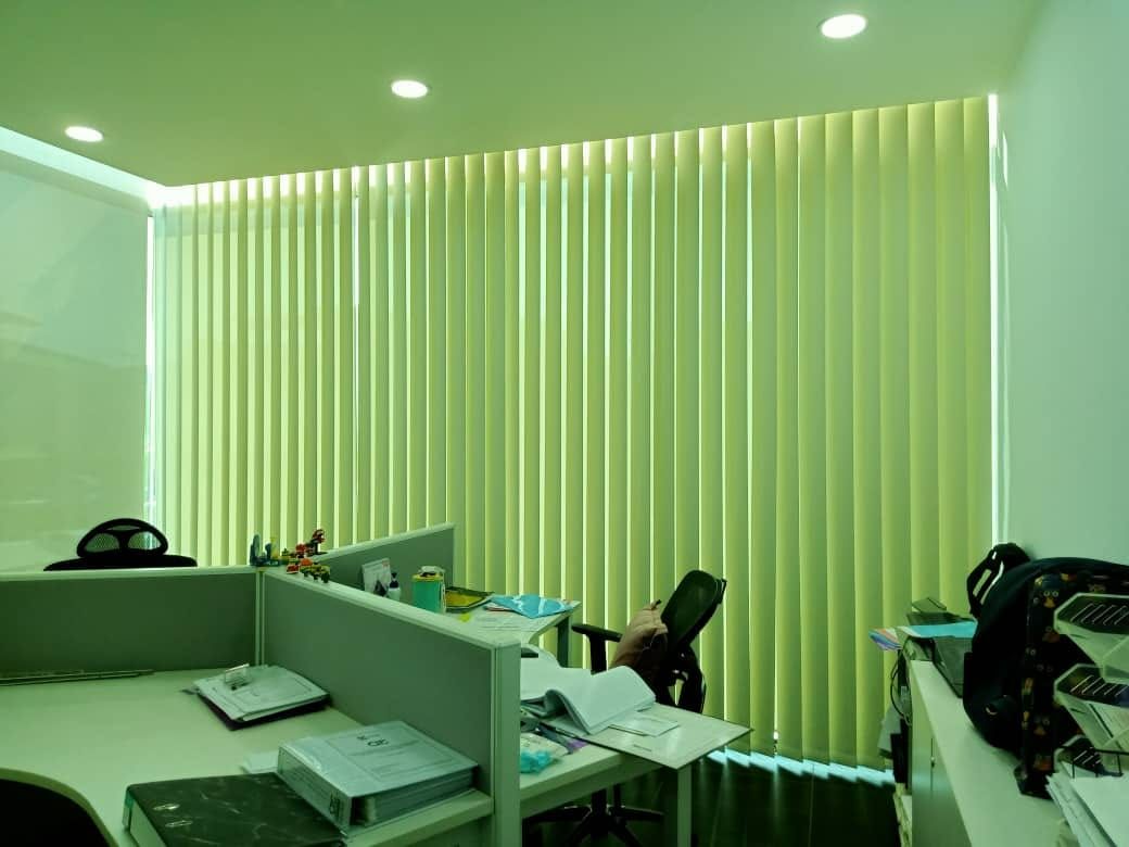 Design Your Office Blind 100% Blackout Vertical Blind With Free ...