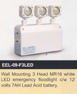 EVERBRIGHT EEL-09-F3LED 3 Head LED Emergency Floodlight Selangor ...
