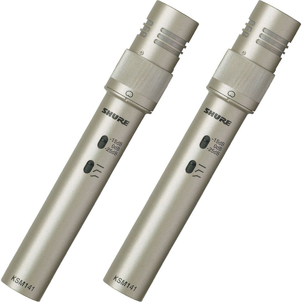 Shure KSM141/SL STEREO Dual-pattern End-address Condenser Microphone ...