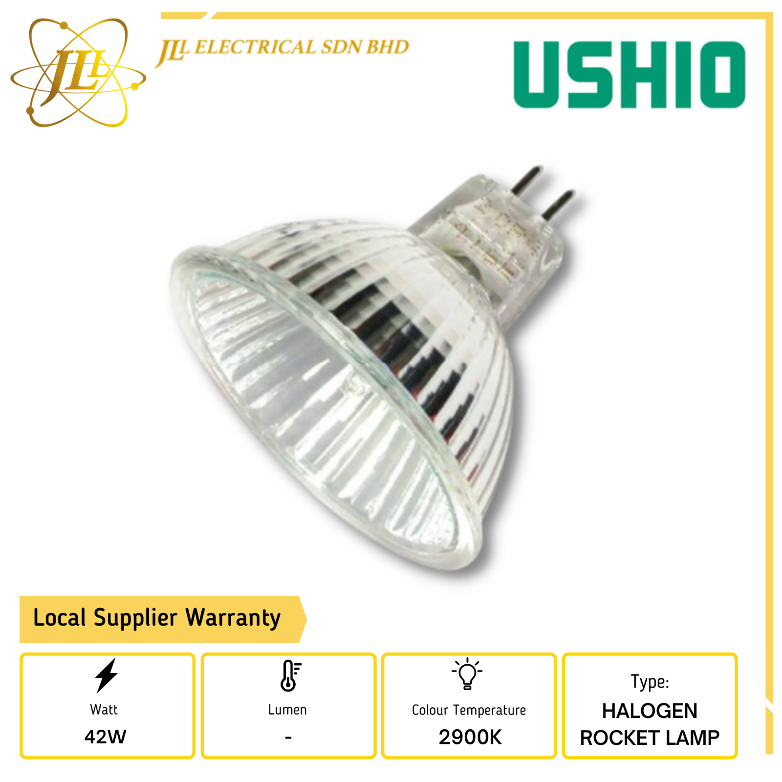 USHIO EPT 10.8V 42W PROJECTOR LIGHT REPLACE GE EPT EXPLOSION PROOF ...