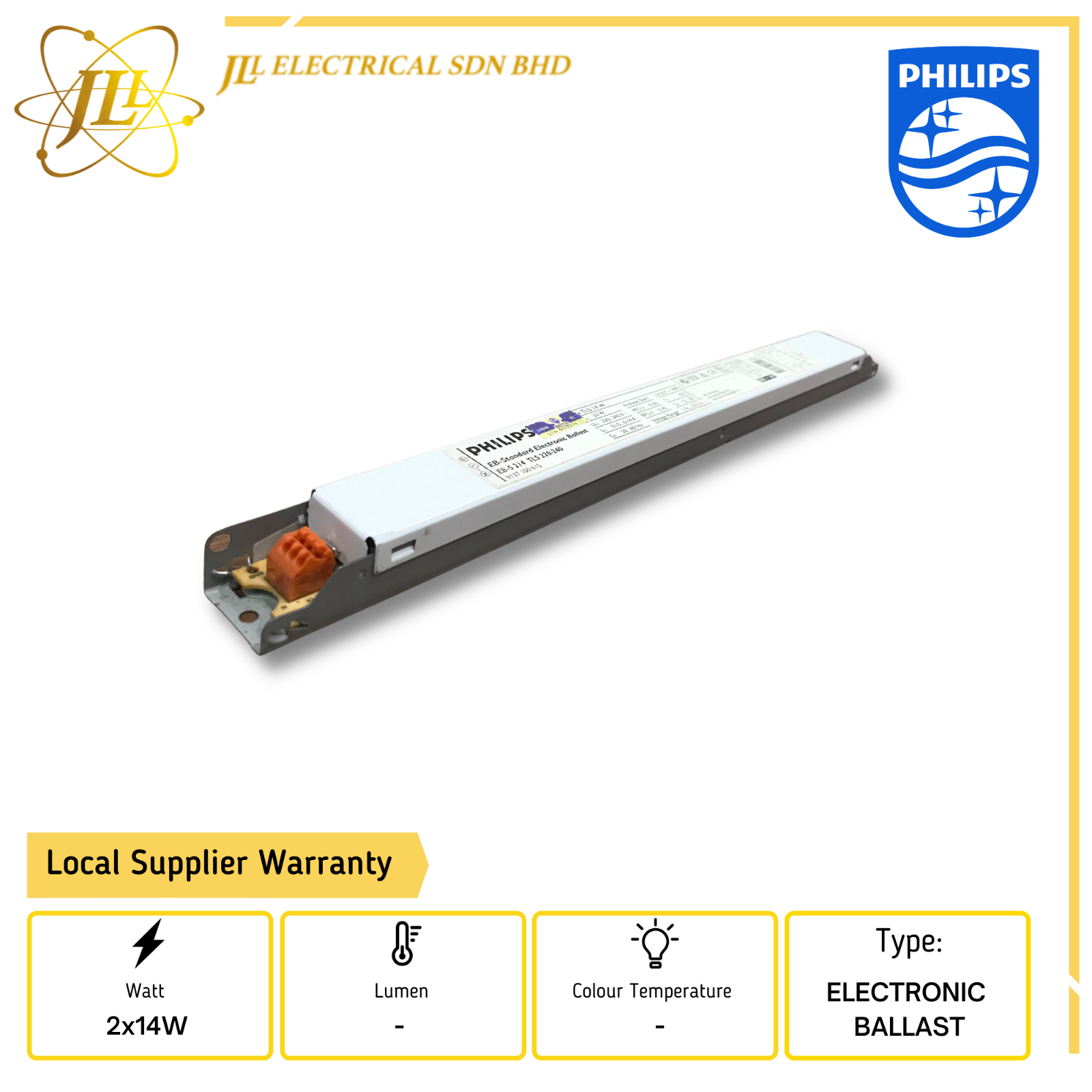 PHILIPS EB-S 214 TL5 220-240V 50/60HZ ELECTRONIC BALLAST 9137100615 ...