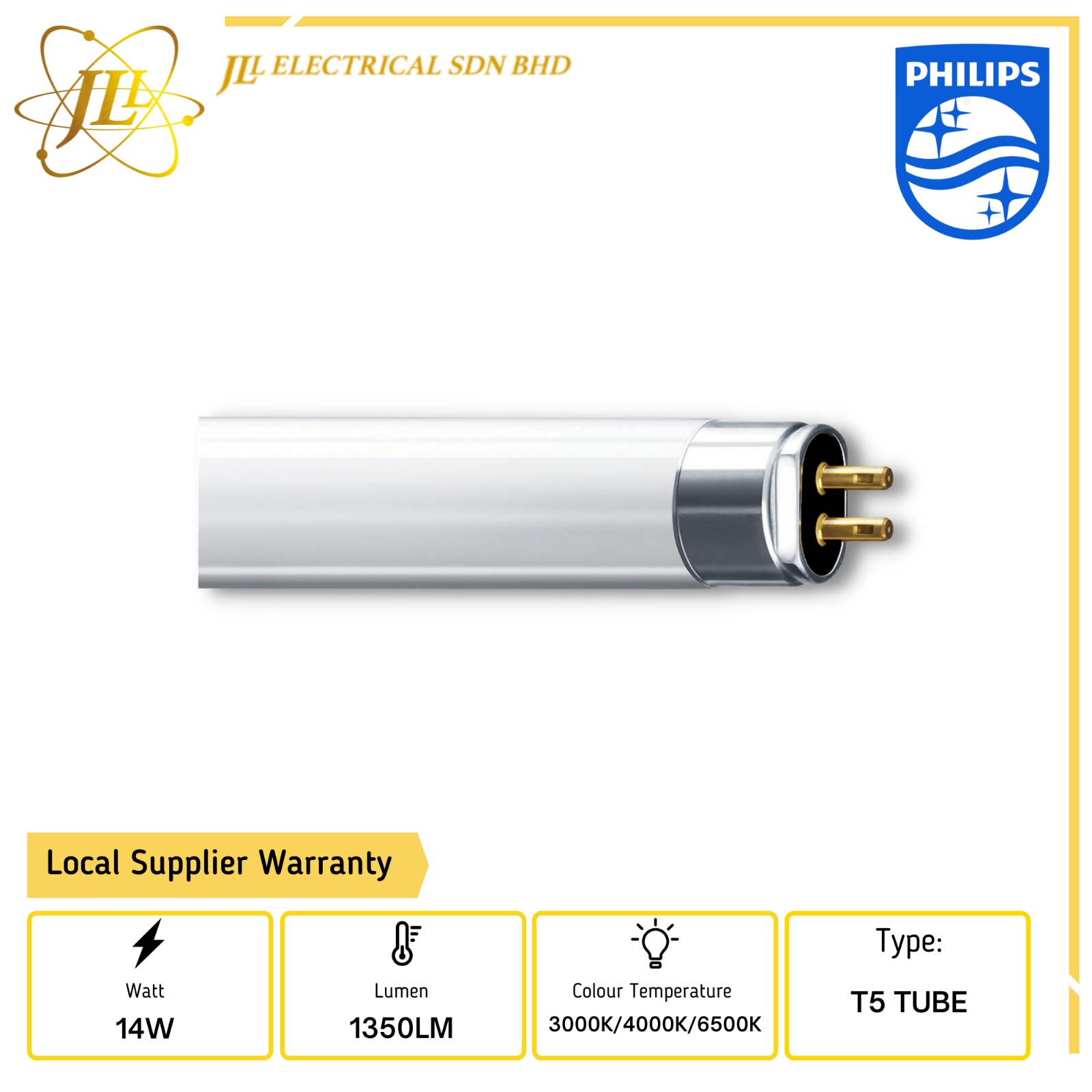 PHILIPS TL5 ESSENTIAL 14W SUPER80 2FEET 3K/4K/65K CHILDREN'S LIGHTING ...