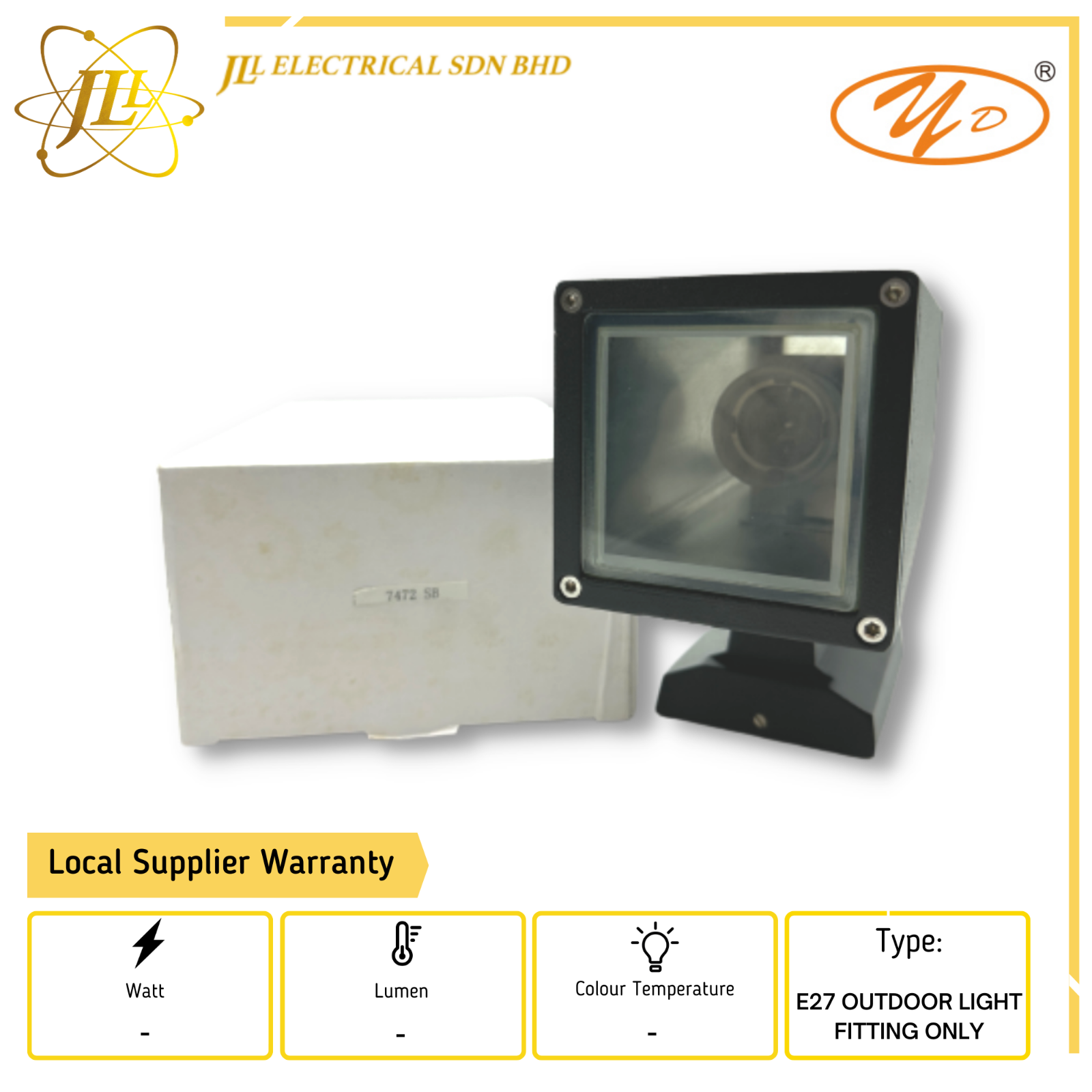 YD 7472 SB E27 OUTDOOR LIGHTING FITTING ONLY Selangor, KL, Malaysia ...