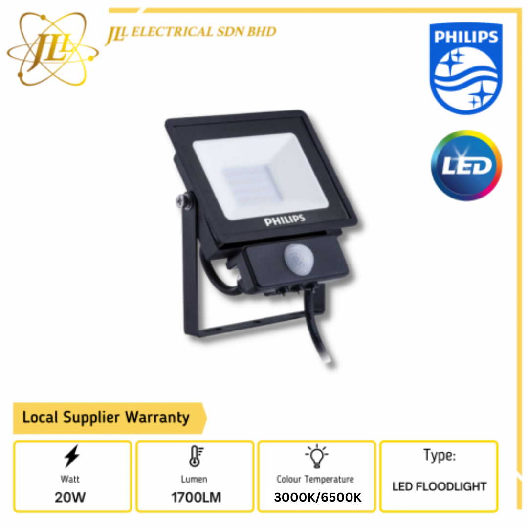 PHILIPS BVP150 LED17/20W 220-240V ESSENTIAL SMARTBRIGHT PIR SENSOR SWB ...