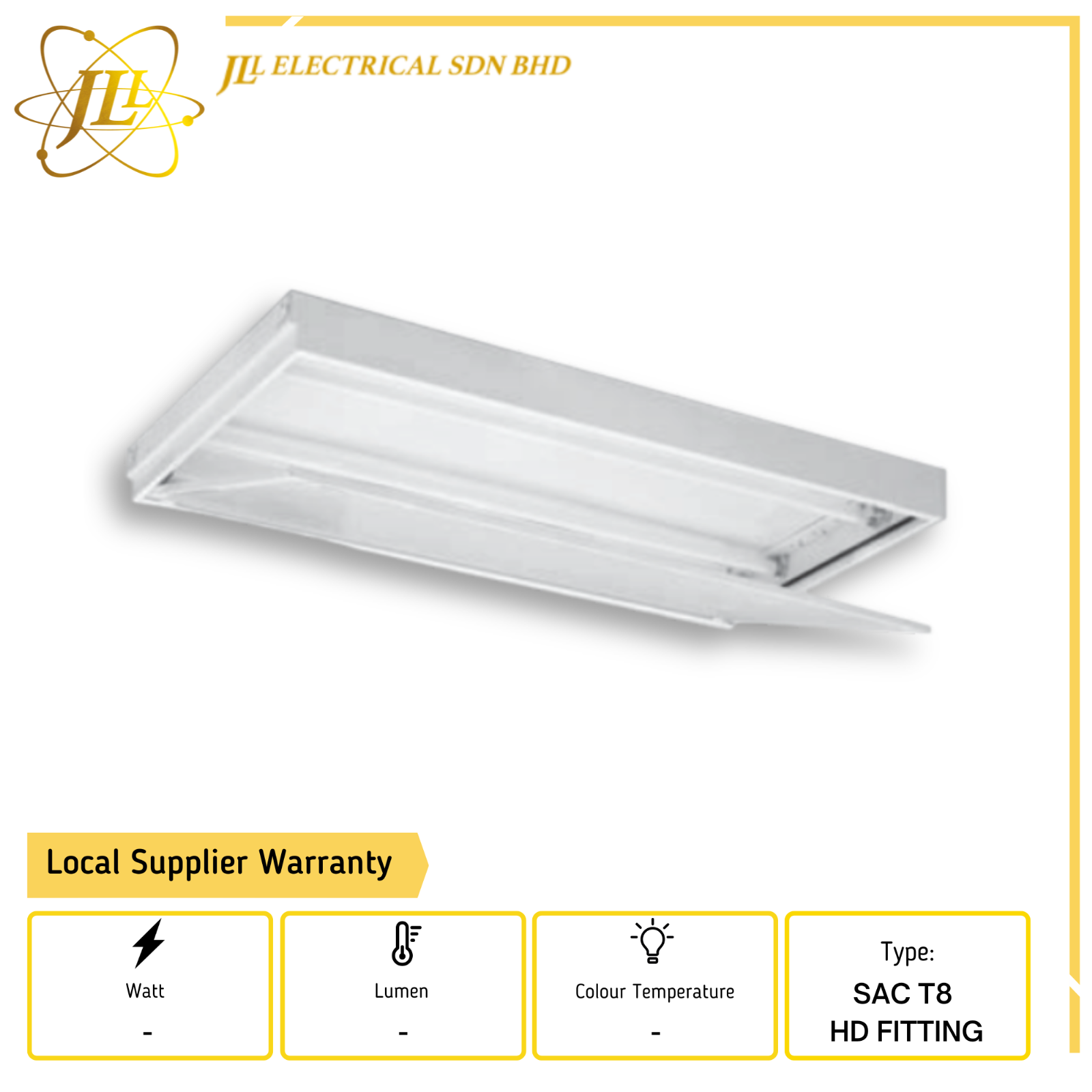 AURORAS LED ECO SAC T8 HD FITTING SERIES (RECESSED) [1TUBE/2TUBE/3TUBE ...