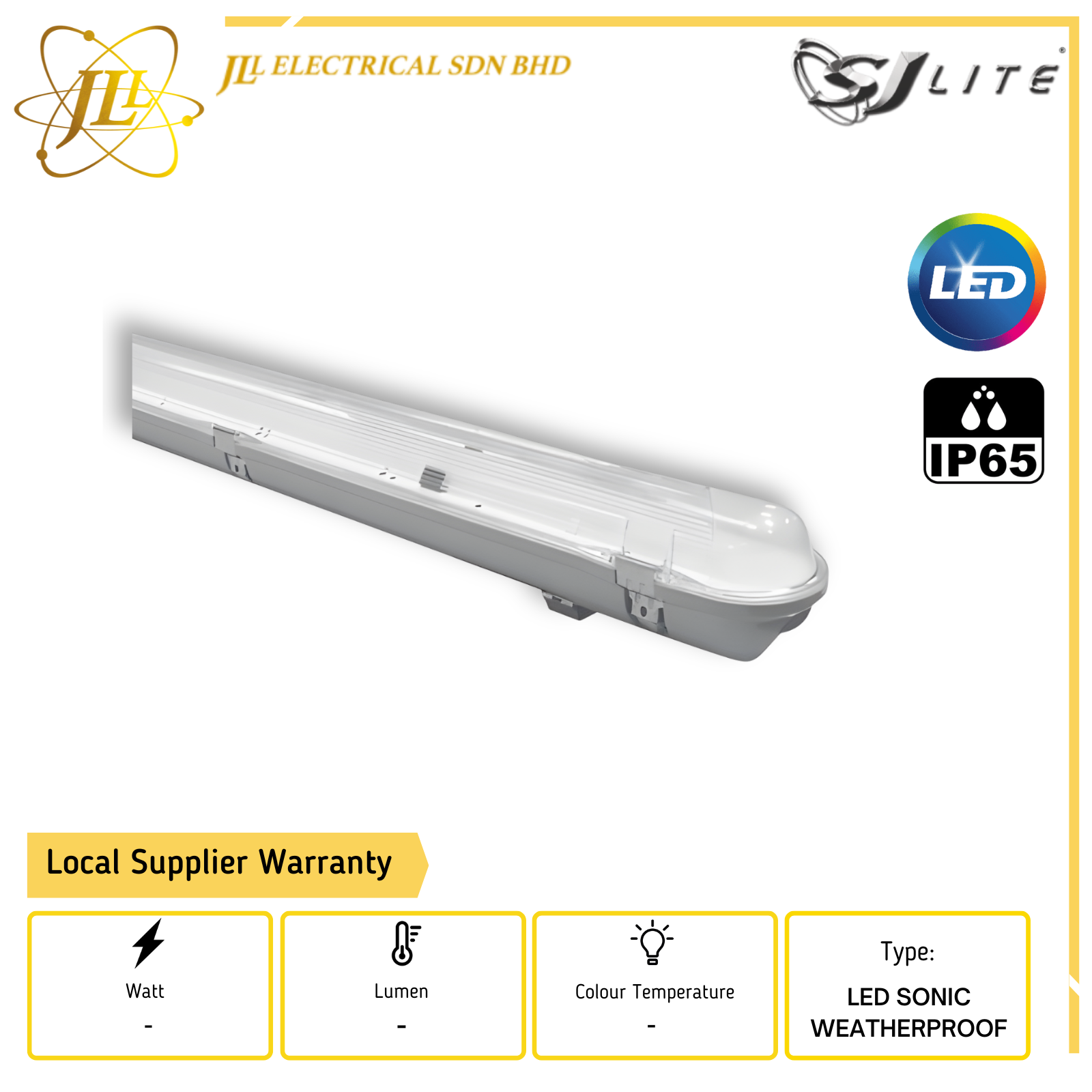 SJLITE SONIC LED SURFACE ECO SCR T8 WEATHERPROOF SERIES Selangor, KL ...