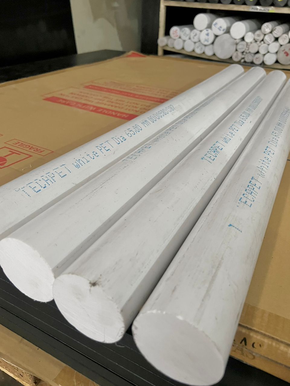 Tecapet White Rod Dia. 65mm - Premium Quality PET Rod For Precision ...