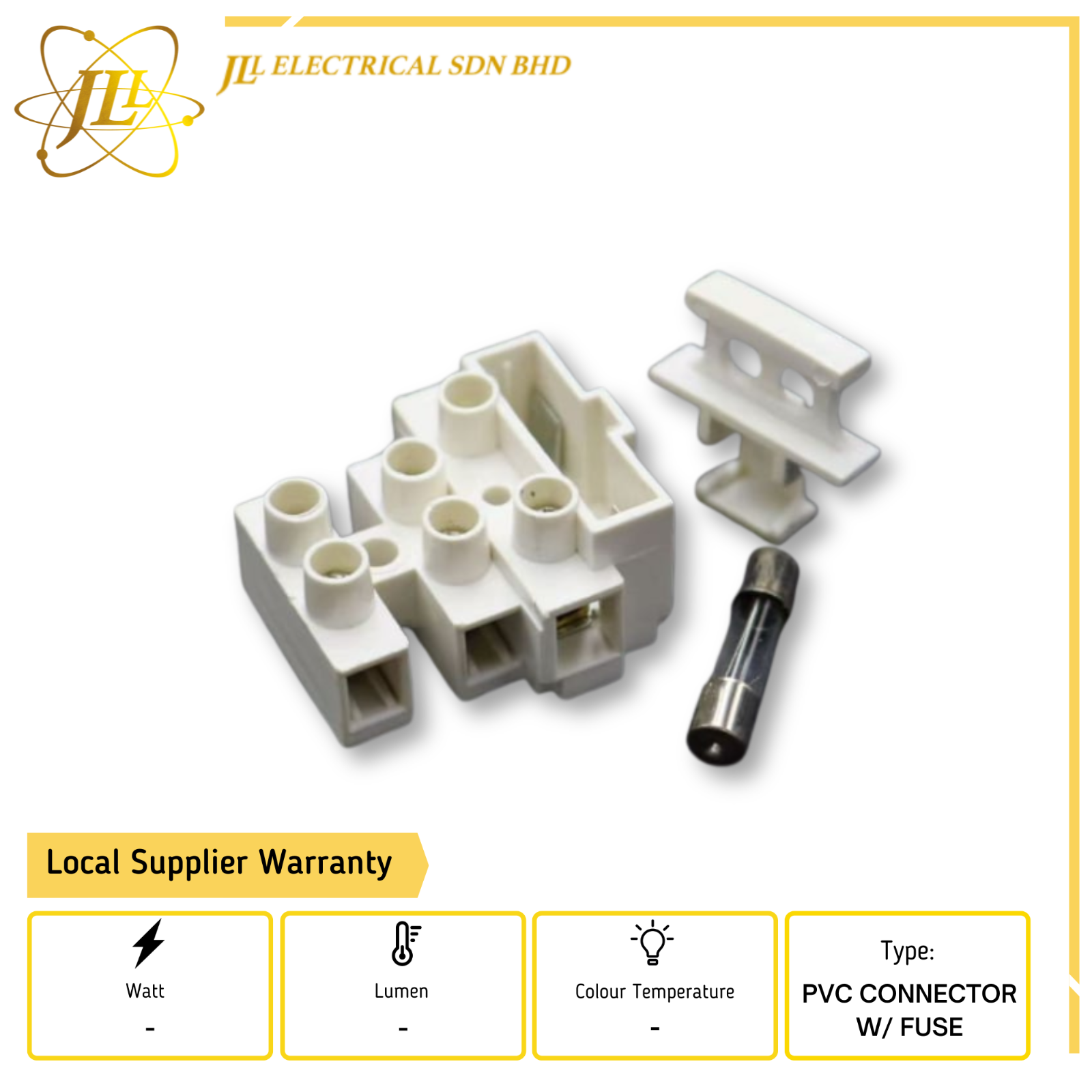FT06-3P PVC CONNECTOR WITH FUSE Selangor, Malaysia Supplier, Supply ...