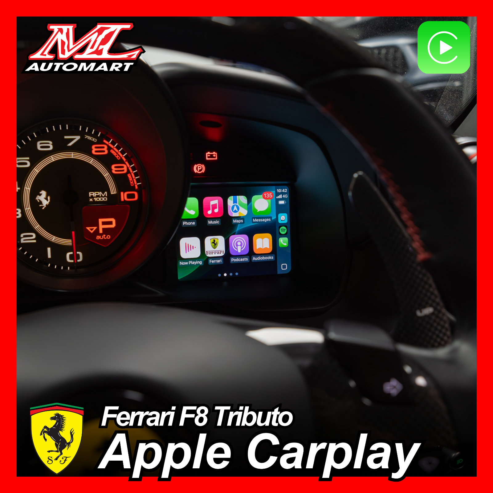 Ferrari F8 Tributo Apple Carplay Module Selangor, Malaysia, Kuala ...