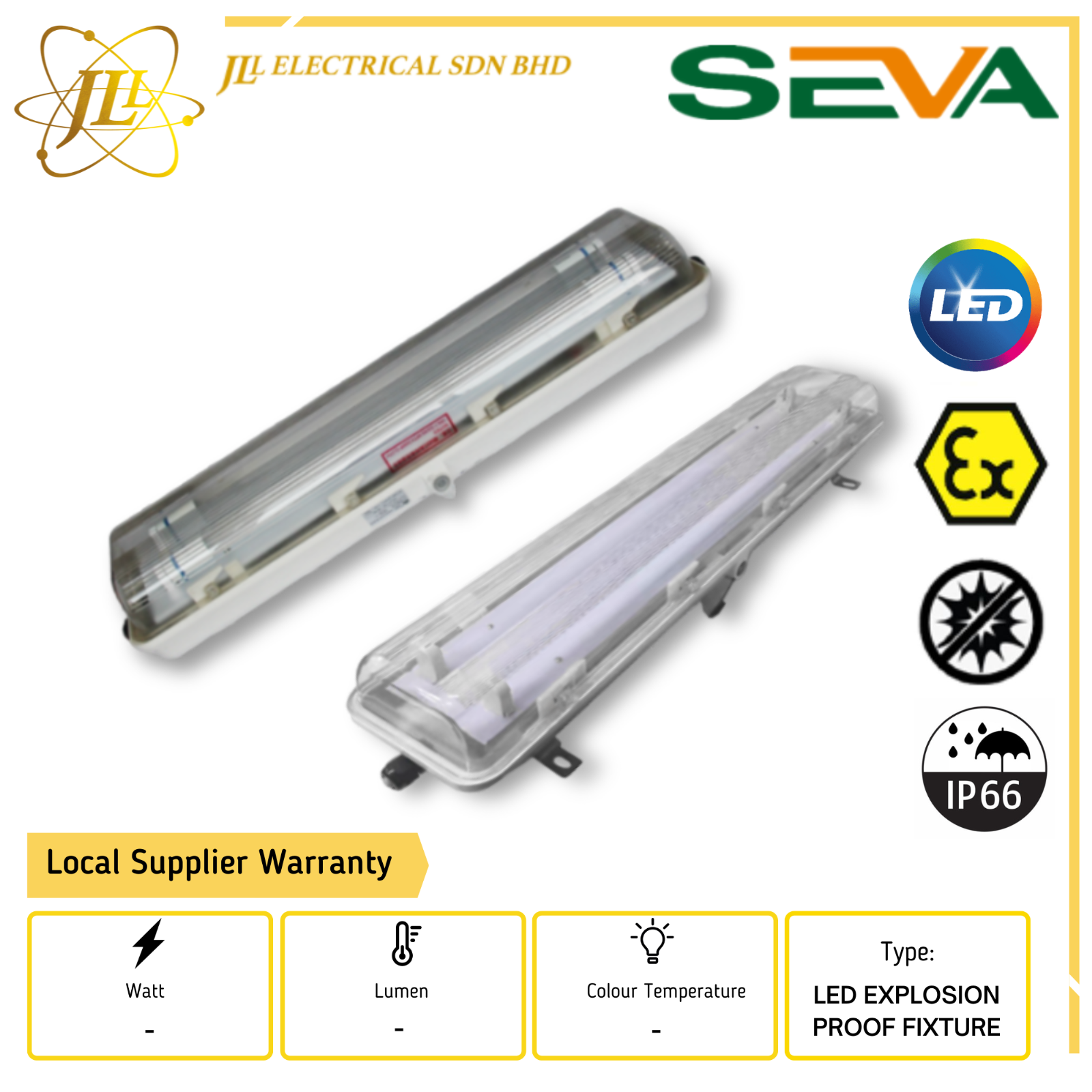 SEVA SZSW9014 100-220VAC IP65 LED EXPLOSION PROOF HAZARDOUS FLAMEPROOF ...
