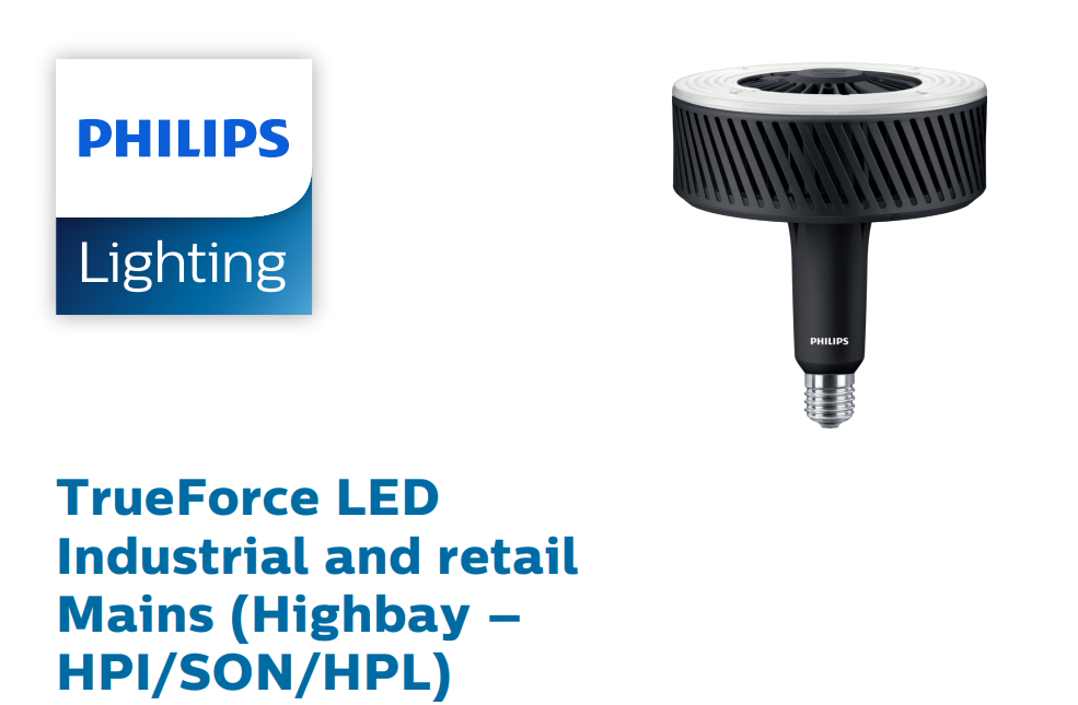 PHILIPS TFORCE HB LED HIGHBAY BULB 4000K NEUTRAL WHITE E40 277V 140W 20 ...