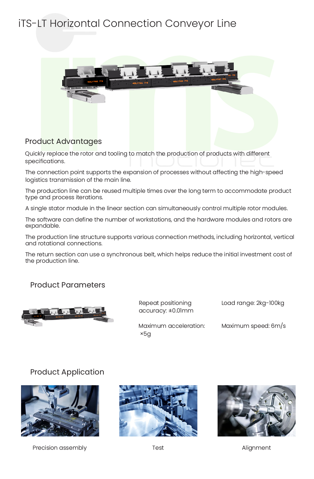 ITS-LT Horizontal Connection Conveyor Line Penang, Malaysia, Simpang ...