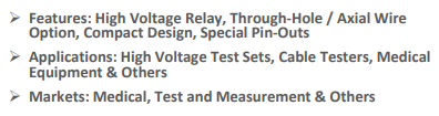 STANDEX MEDER HE12-1A69-03 HE Series Reed Relay HE Series Reed Relay ...