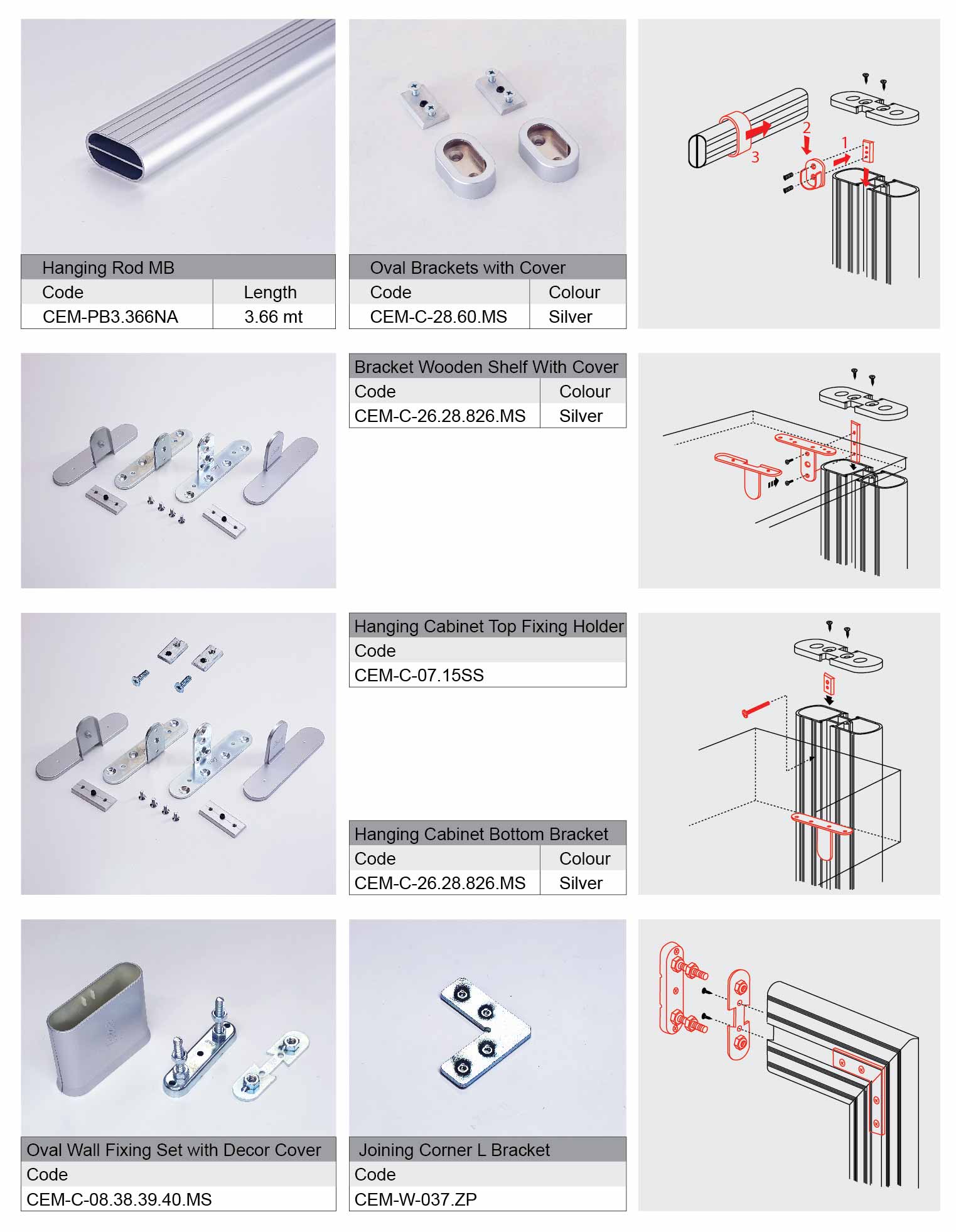 Versatile Aluminum Pole System Matt Silver Kuala Lumpur (KL), Malaysia ...