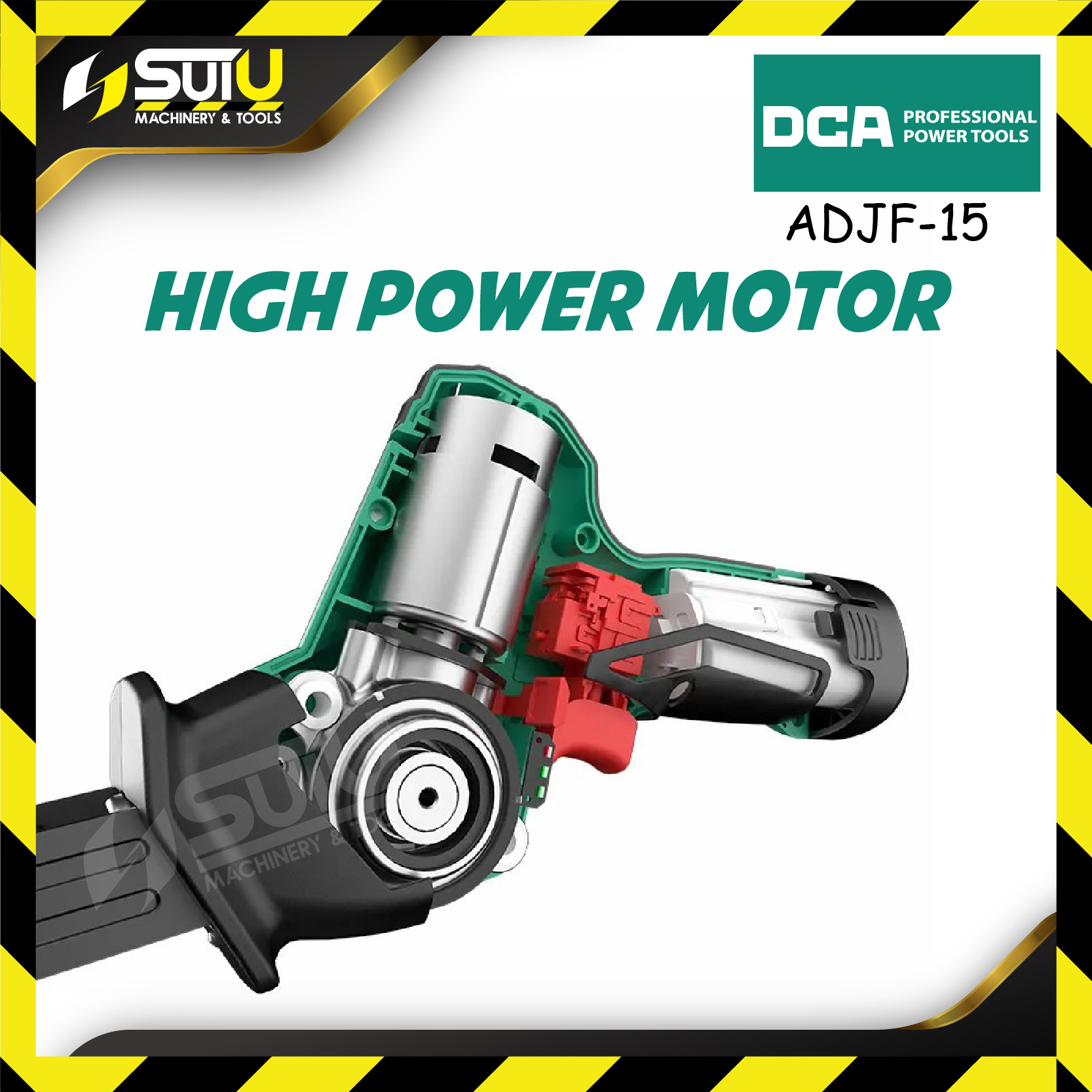 DCA ADJF15 / ADJF15Z 12V 14.5MM Cordless Sabre Saw 3000RPM (SOLO - No ...