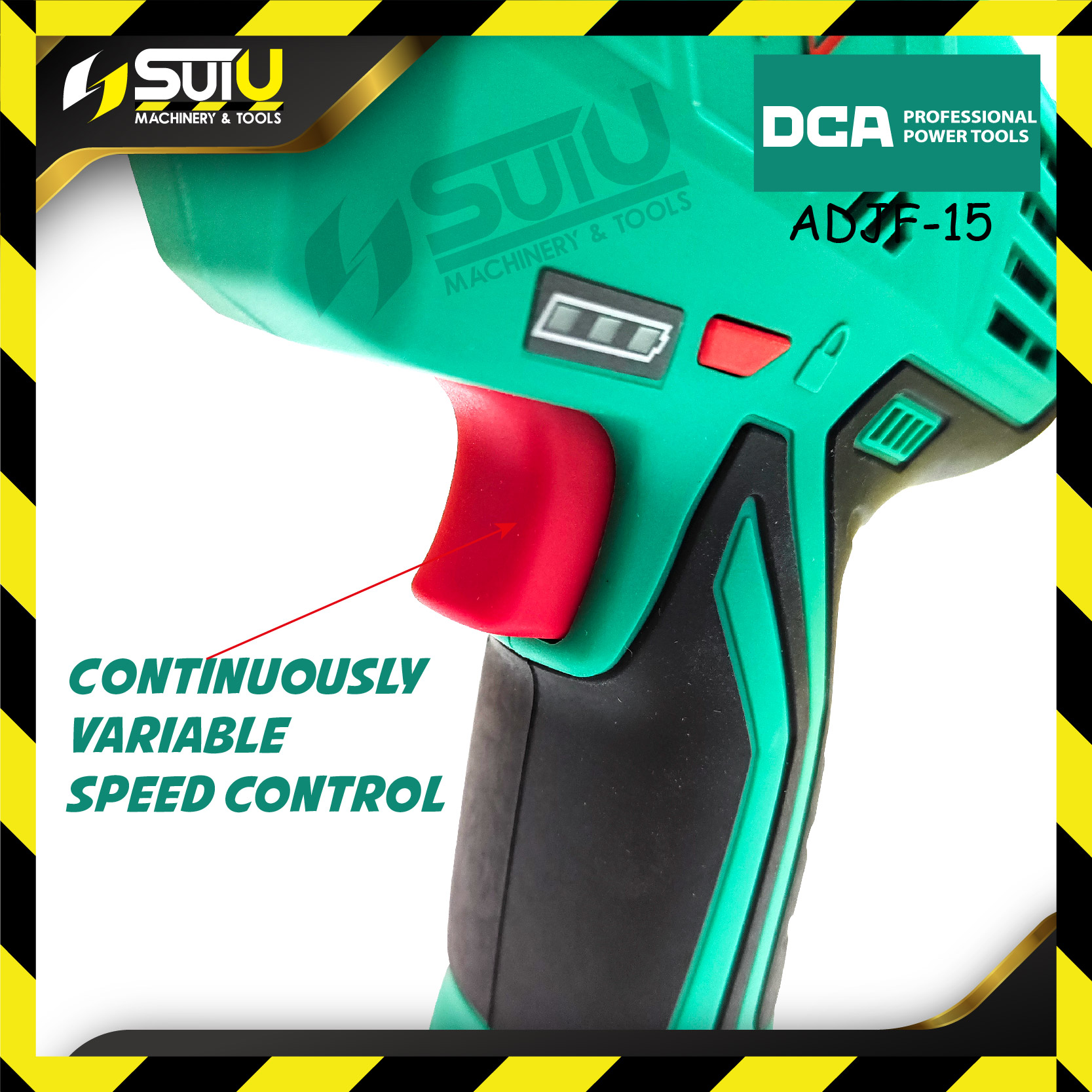 DCA ADJF15 / ADJF15Z 12V 14.5MM Cordless Sabre Saw 3000RPM (SOLO - No ...