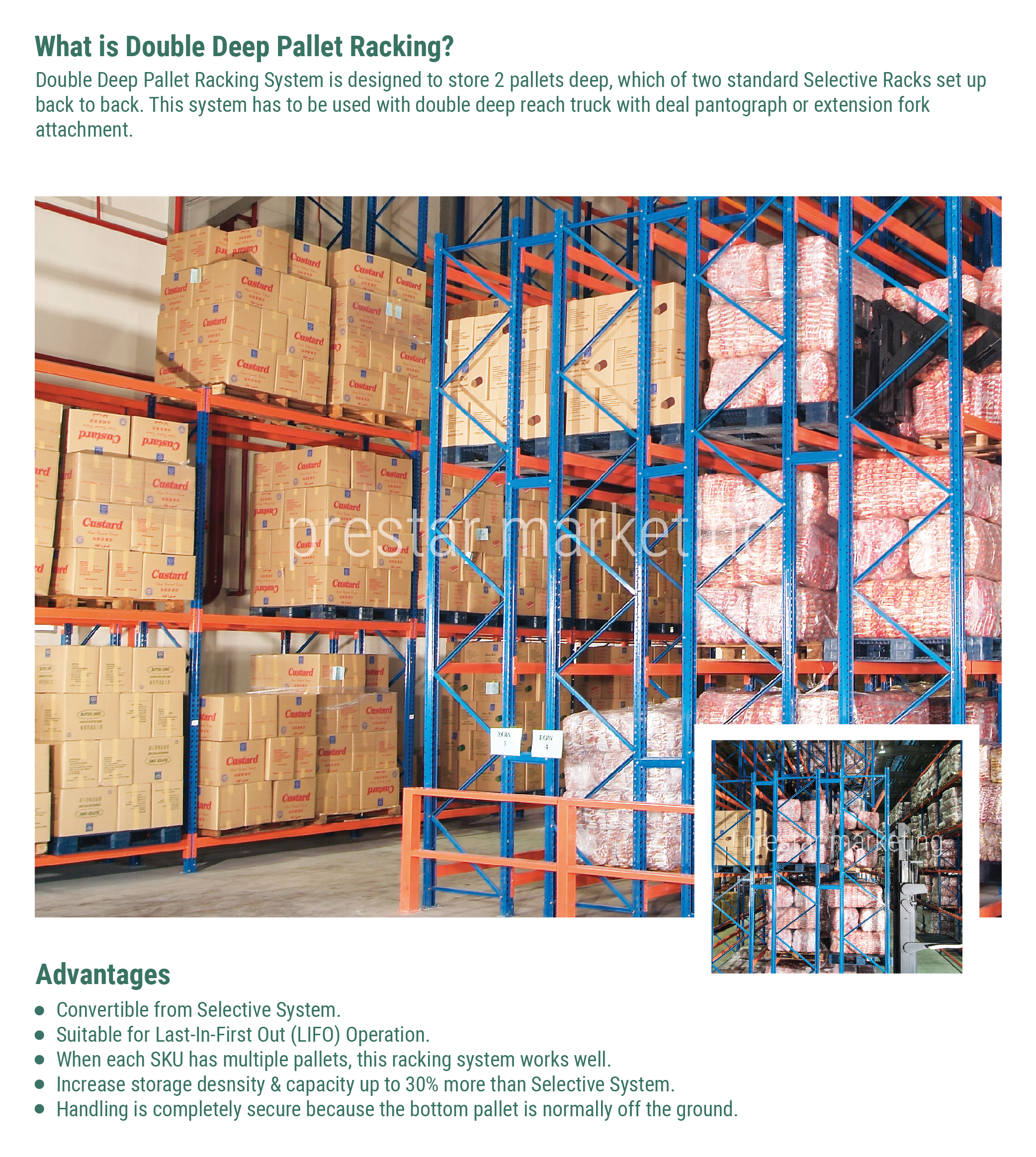 DOUBLE DEEP RACKING SYSTEM Storage Solution, Selangor, Malaysia, Kuala ...