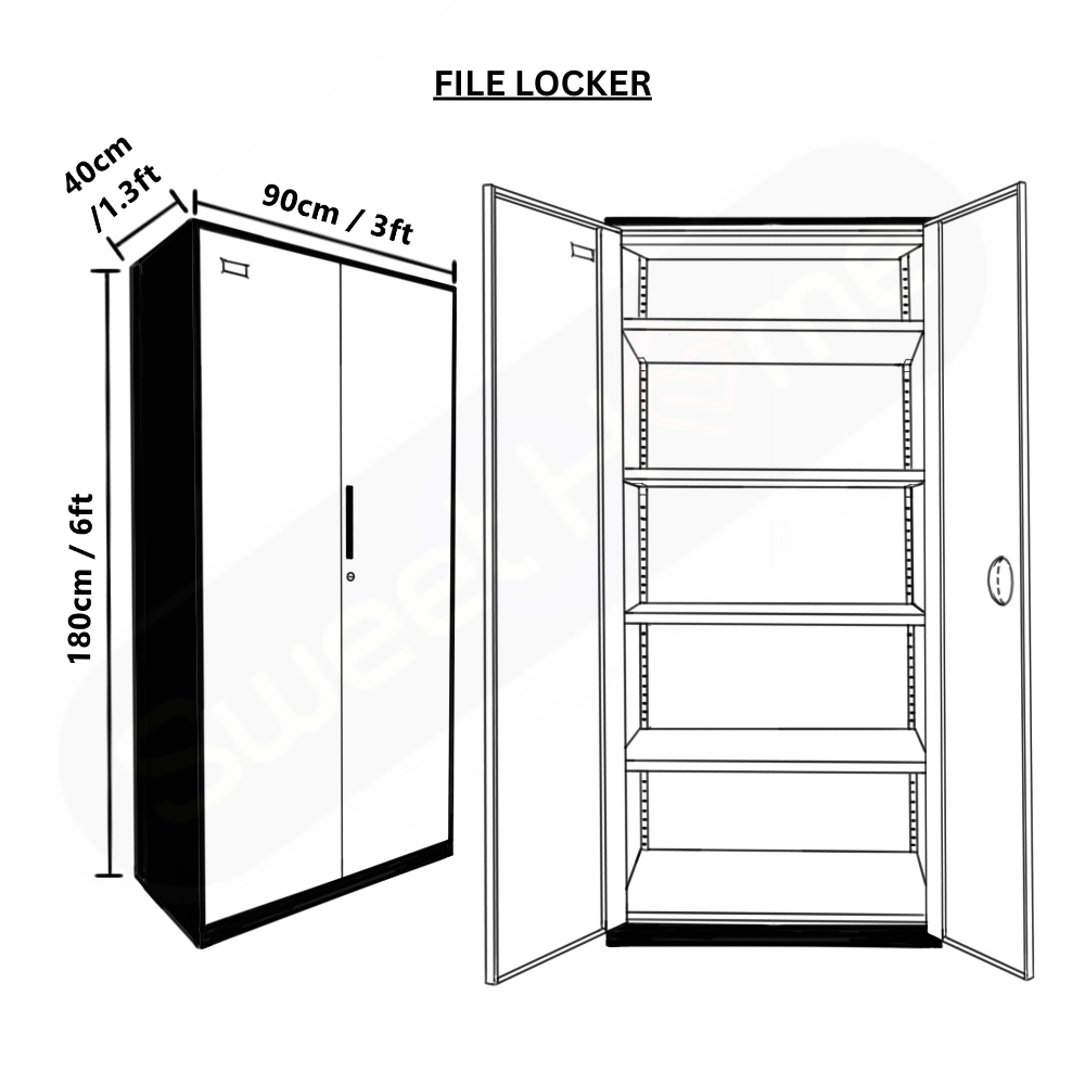 Full Height Steel Cabinet | Modern Office Filing Cabinet OFFICE ...