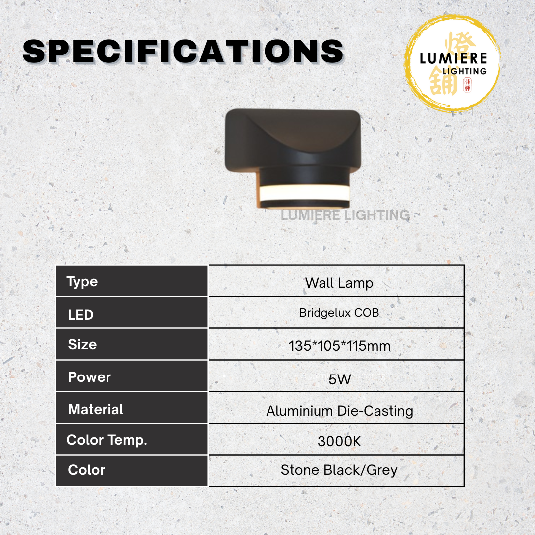 Outdoor Wall Light Model 201 (PW201-30G | PW201-30B) Selangor, Malaysia ...