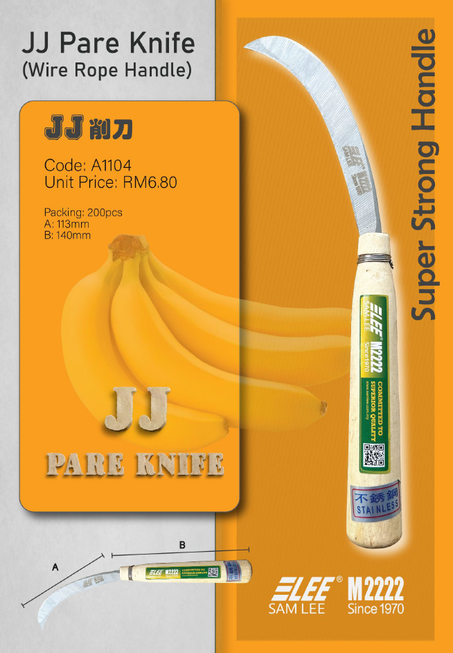 Sam Lee JJ Pare Knife - Wire Rope Handle [A1104] Kluang, Johor Bahru ...