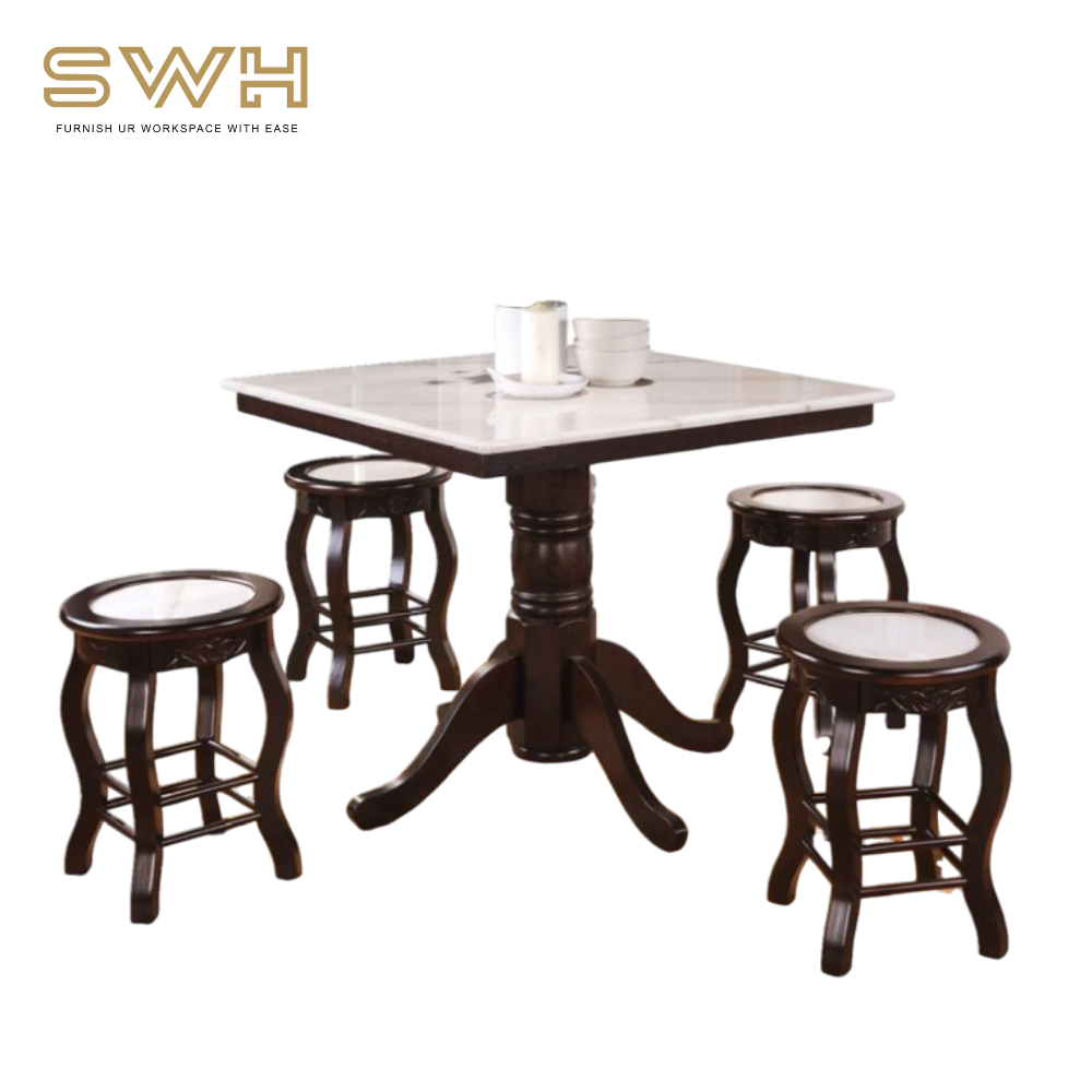 KS03-SH Kopitiam Round Table And Stool Set 1+4 | Kopitiam Cafe ...