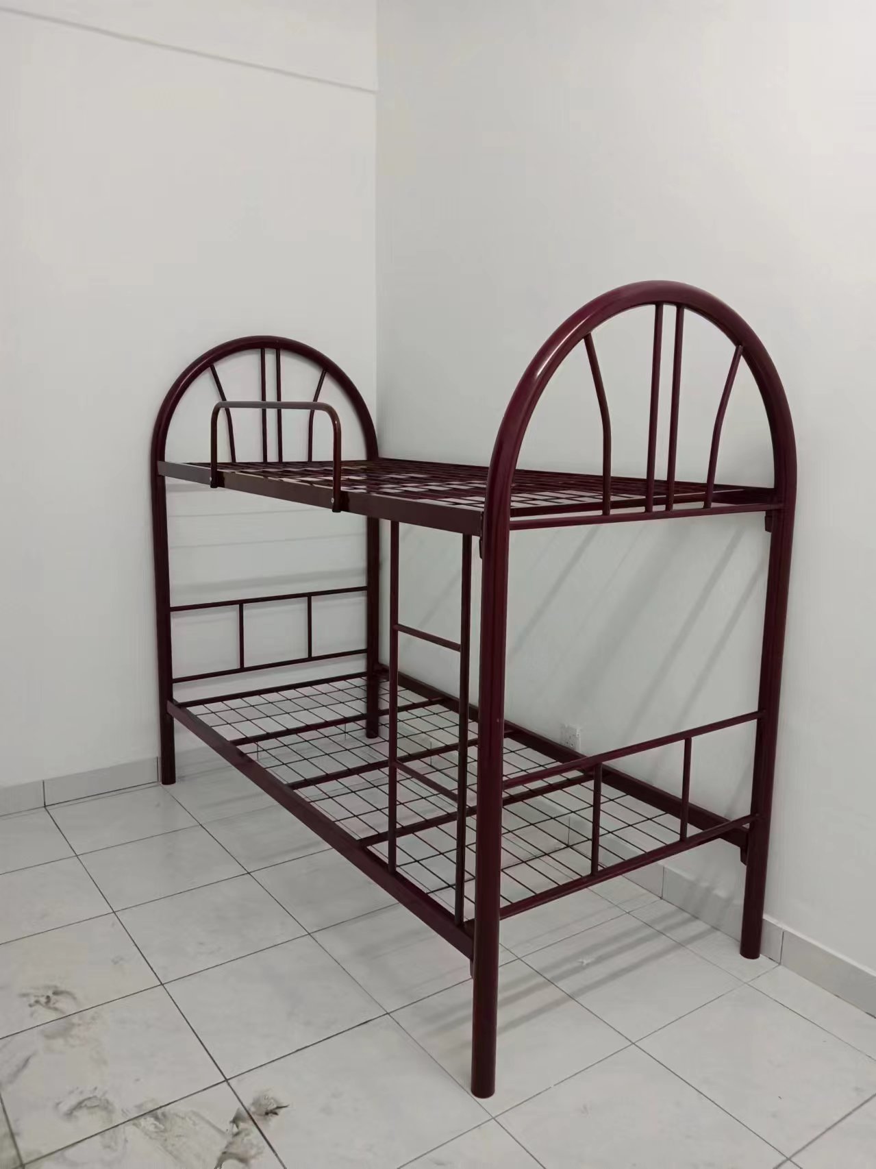 Powder Coat Metal Double Decker Bed ( Splitable ) | JTK Approved ...