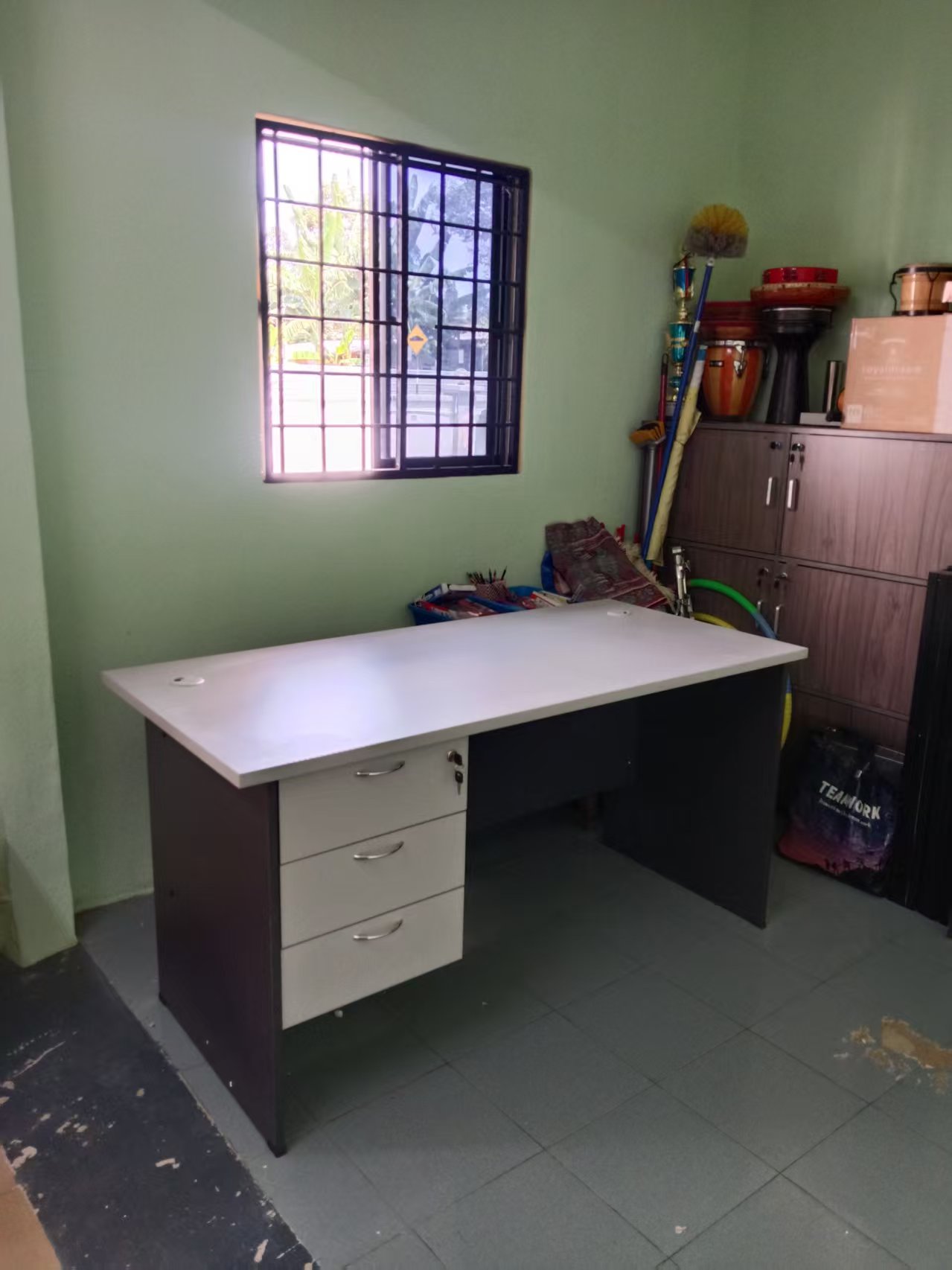 Standard Office Table 3 Pedestal Drawer Fixed ( G ) | Office Table ...