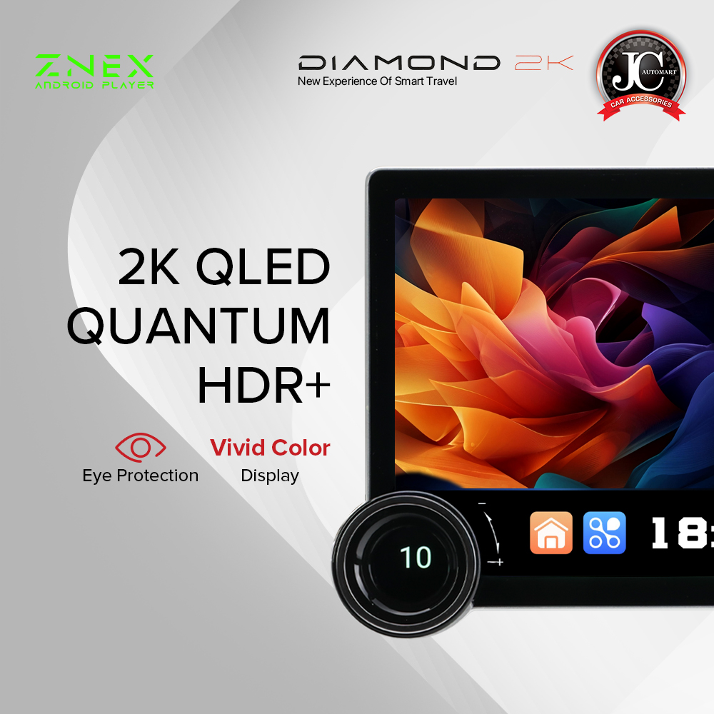 ZNEX Diamond 2K QLED Dual Knob 11.8" Android Player Puchong, Selangor ...