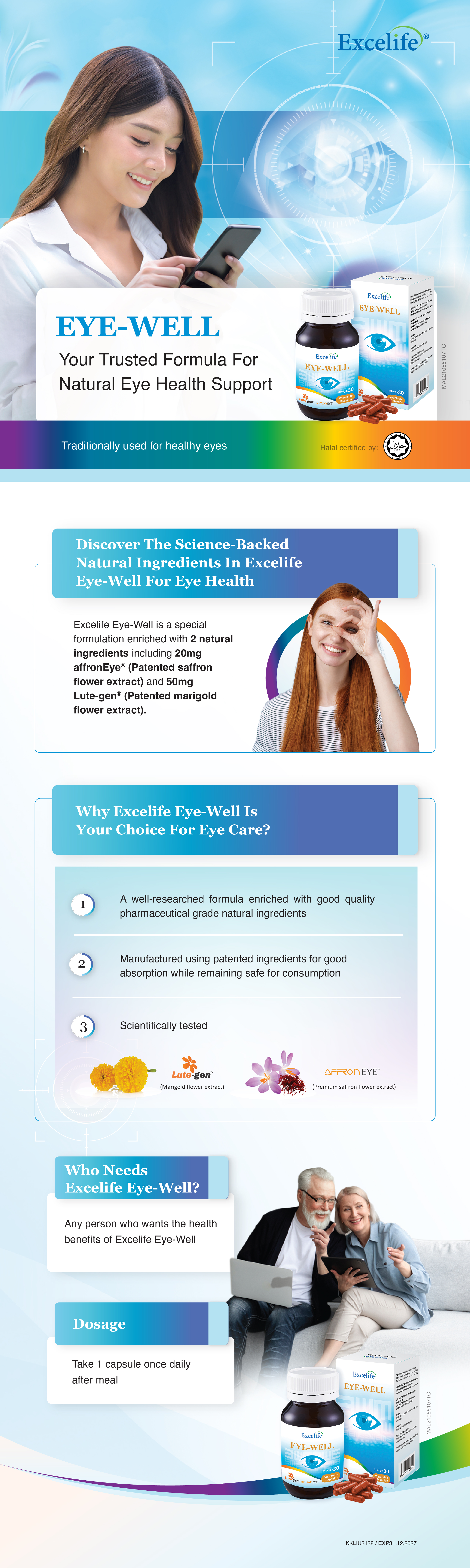 Excelife Eye Well Shah Alam Supplier, Wholesaler | E HEALTH SDN BHD