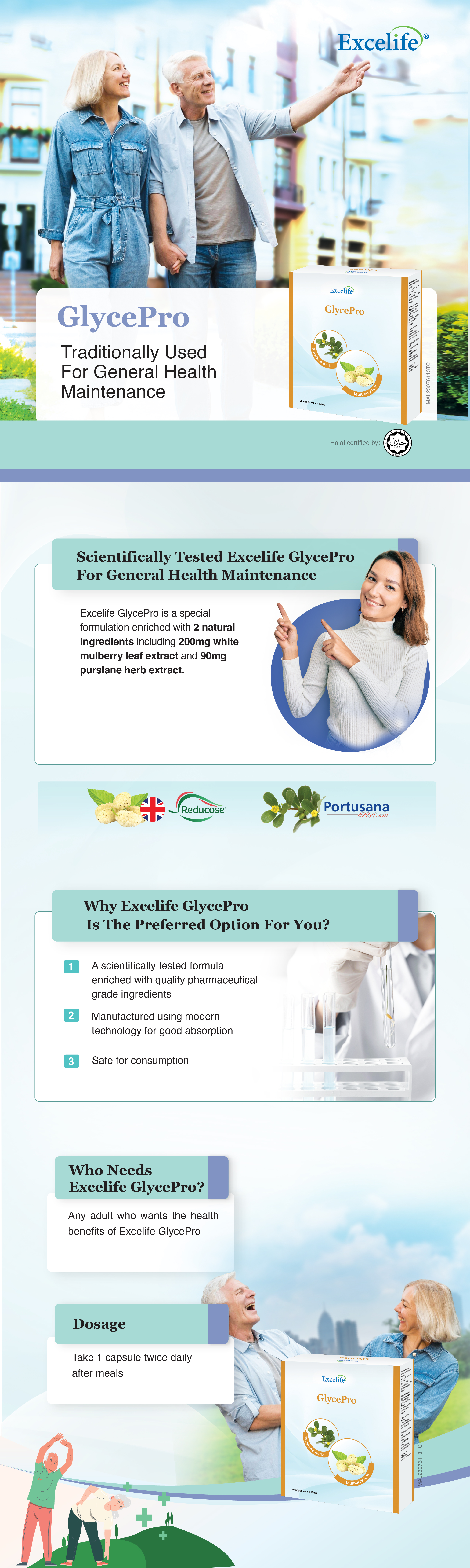 Excelife GlycePro Shah Alam Supplier, Wholesaler | E HEALTH SDN BHD